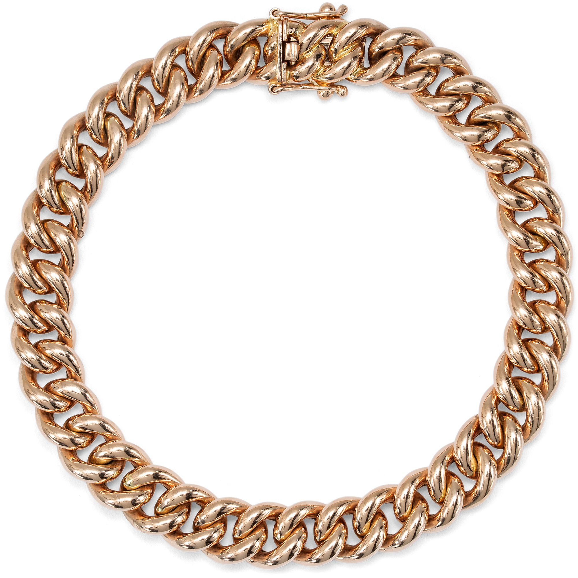 Über allen Moden • Klassisches antikes Armband aus Rotgold im ...