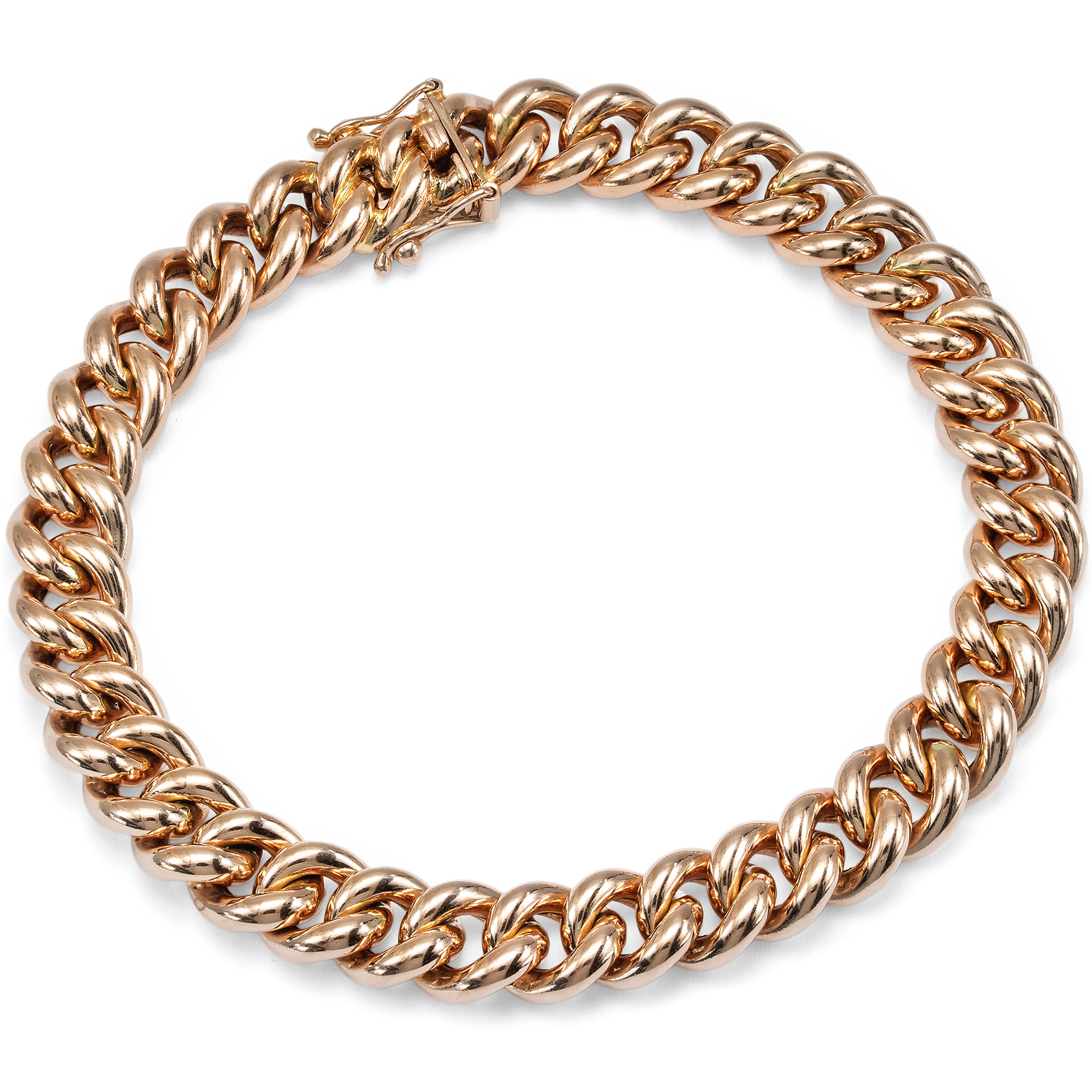 Über allen Moden • Klassisches antikes Armband aus Rotgold im ...